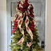 Red Truck Christmas Bow, Country Christmas Tree Topper, Holiday Lantern ...