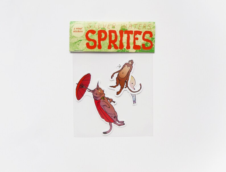 Silver Waters Sprites Sticker Set Original Illustrations | Etsy