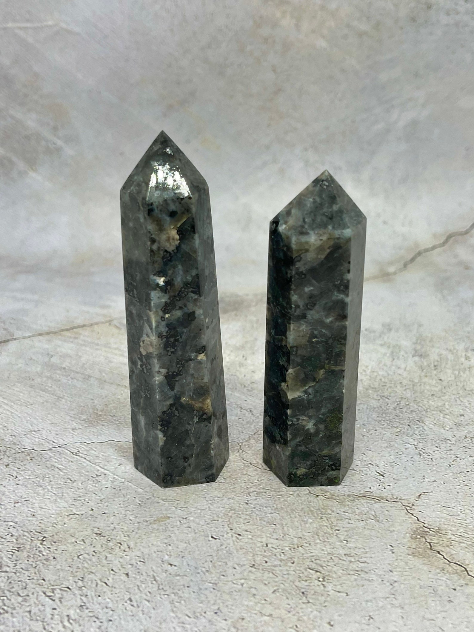 Larvikite Tower Points | Etsy