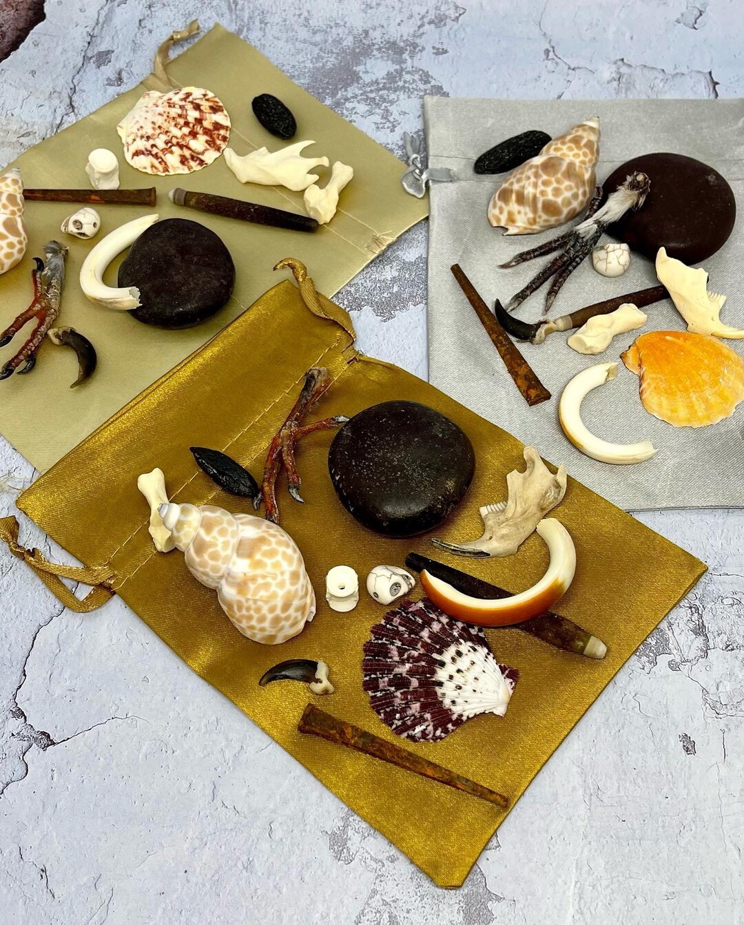 Osteomancy Set Bone Throwing - Etsy