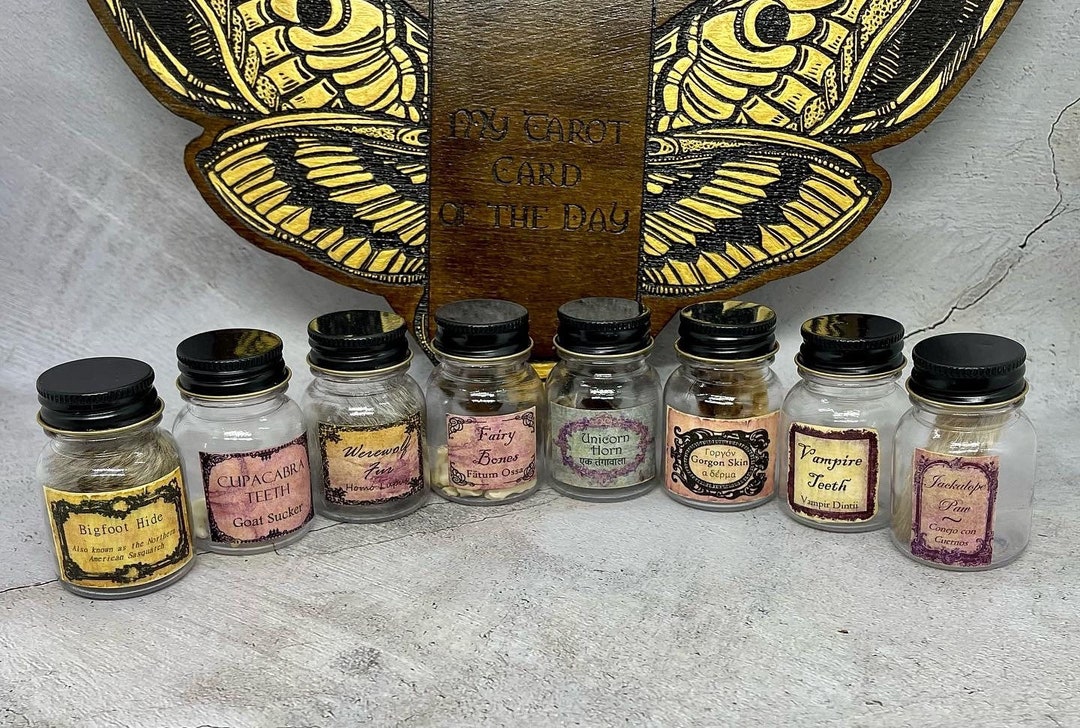 Cryptozoology Specimen Jars ~ Oddities Shelf ~ Curio Cabinet ~ Stocking ...