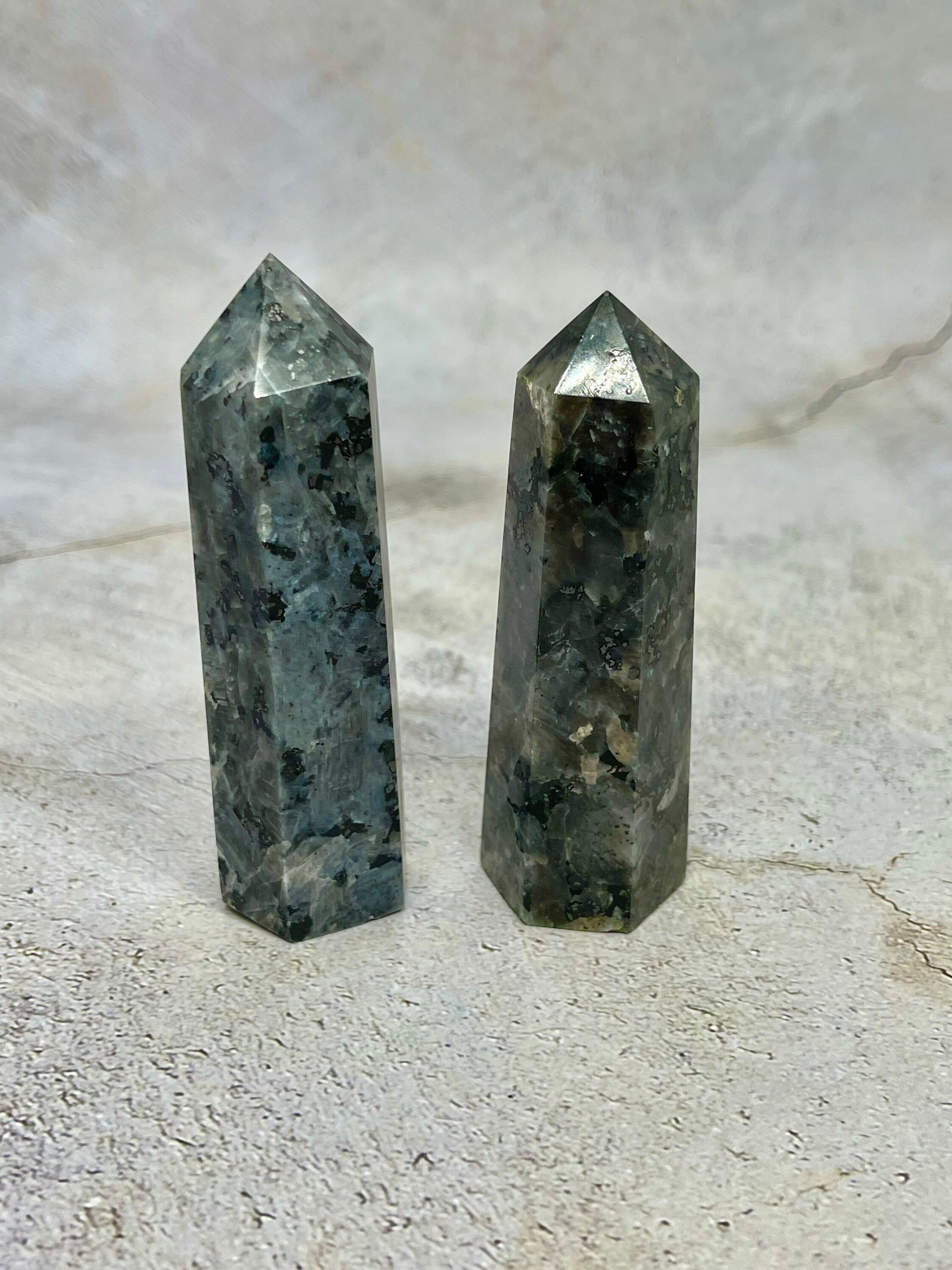Larvikite Tower Points | Etsy