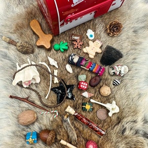 Osteomancy Set ~ Bone Throwing Set ~ Christmas Mailbox Tin - Etsy