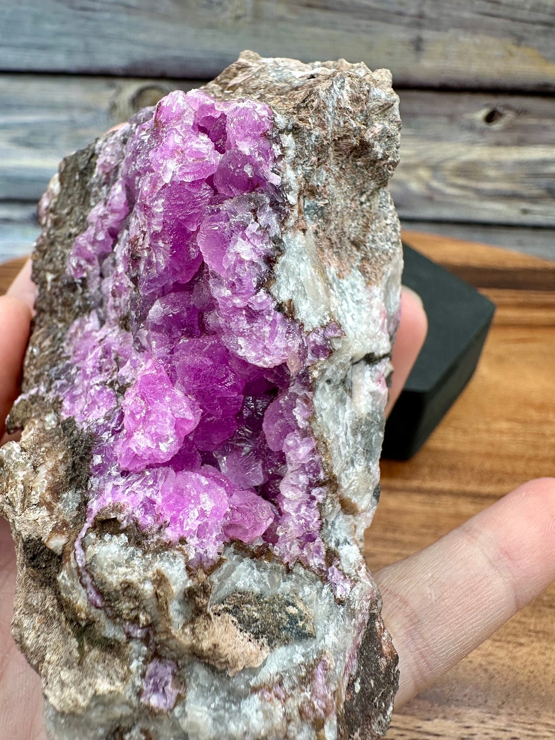 Gemmy Cobalt Calcite Specimen: Natural Crystal - Etsy