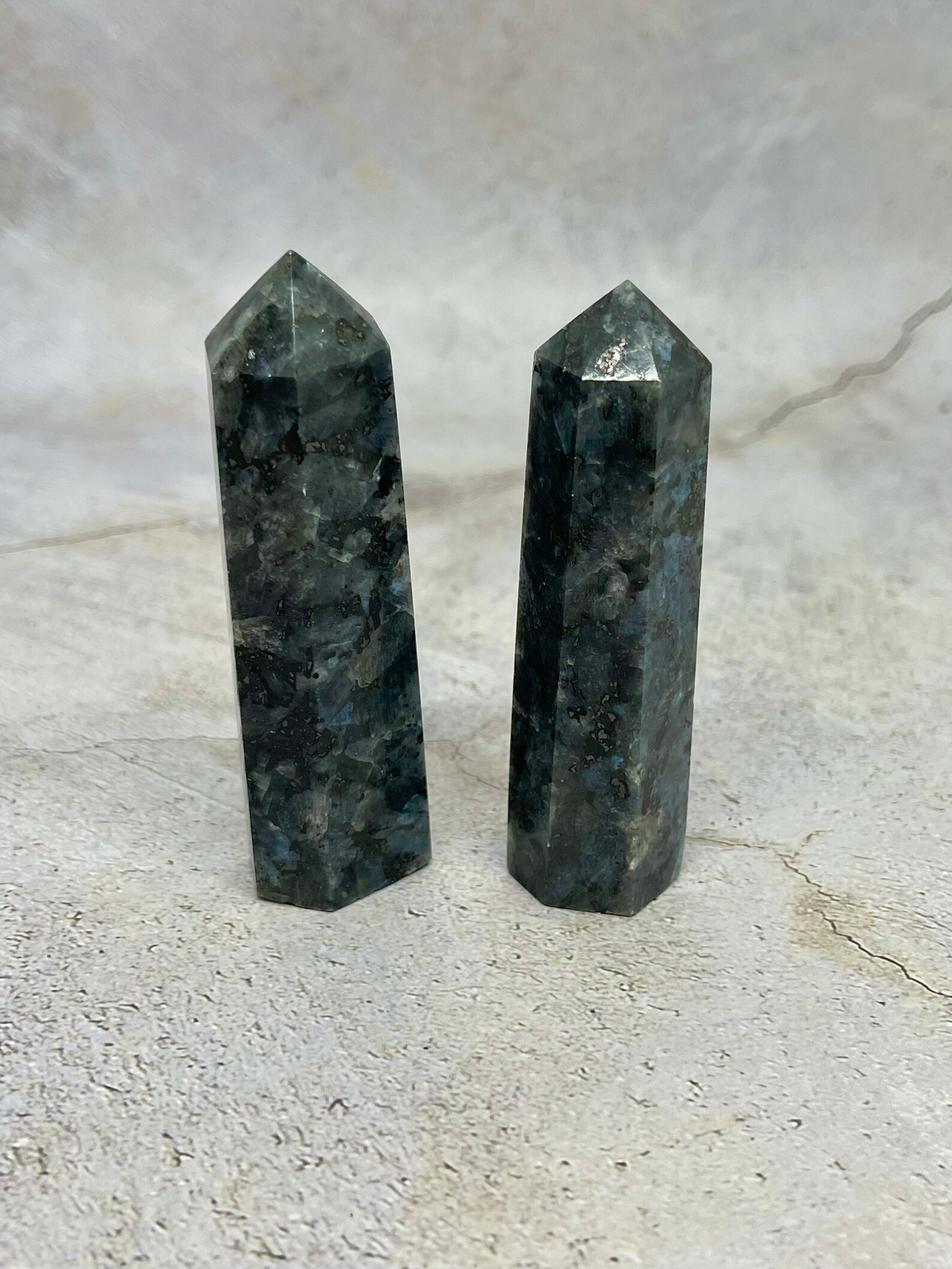Larvikite Tower Points | Etsy