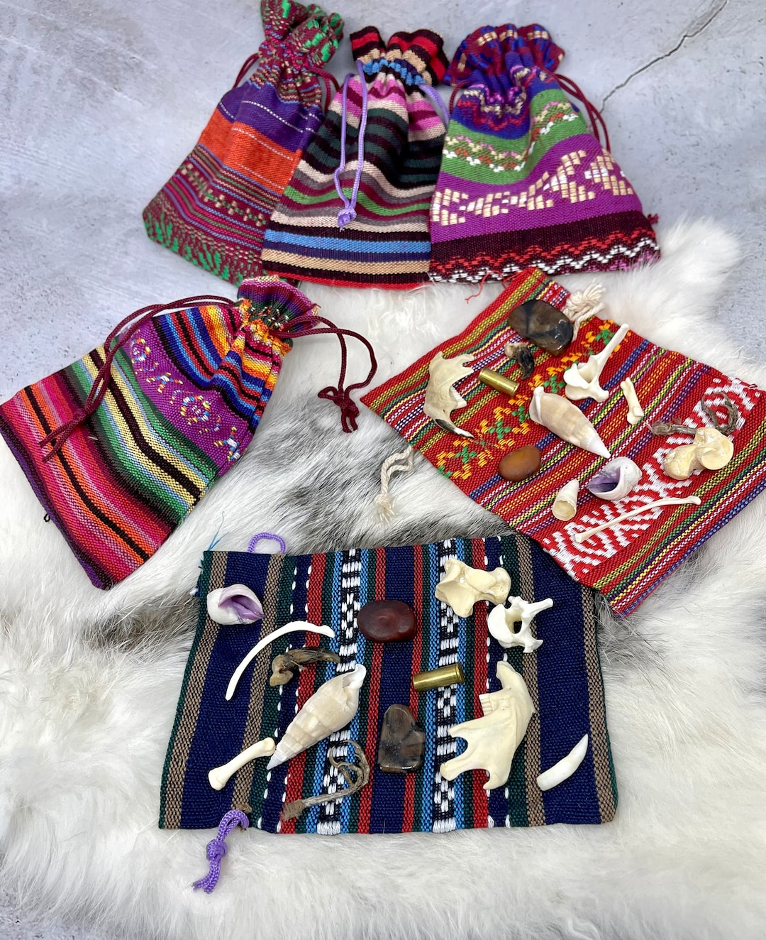 Travel Osteomancy Set Bone Throwing - Etsy