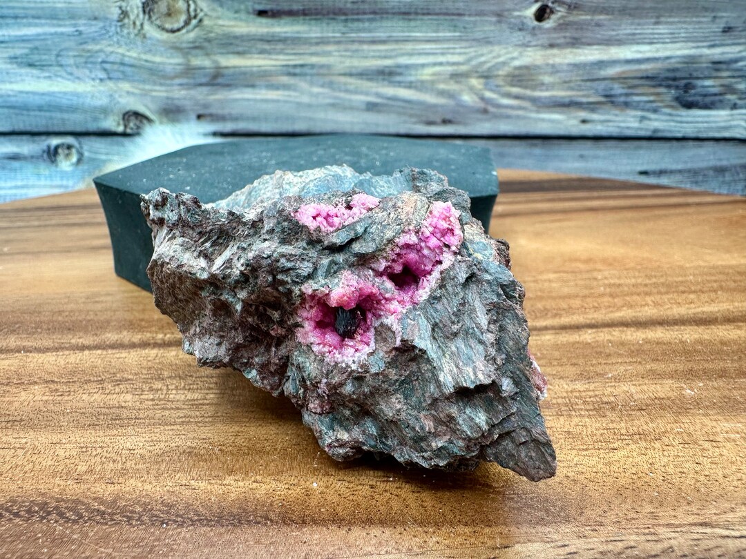 Exquisite Gemmy Cobalt Calcite With Rosalite ~ Natural Crystals ...