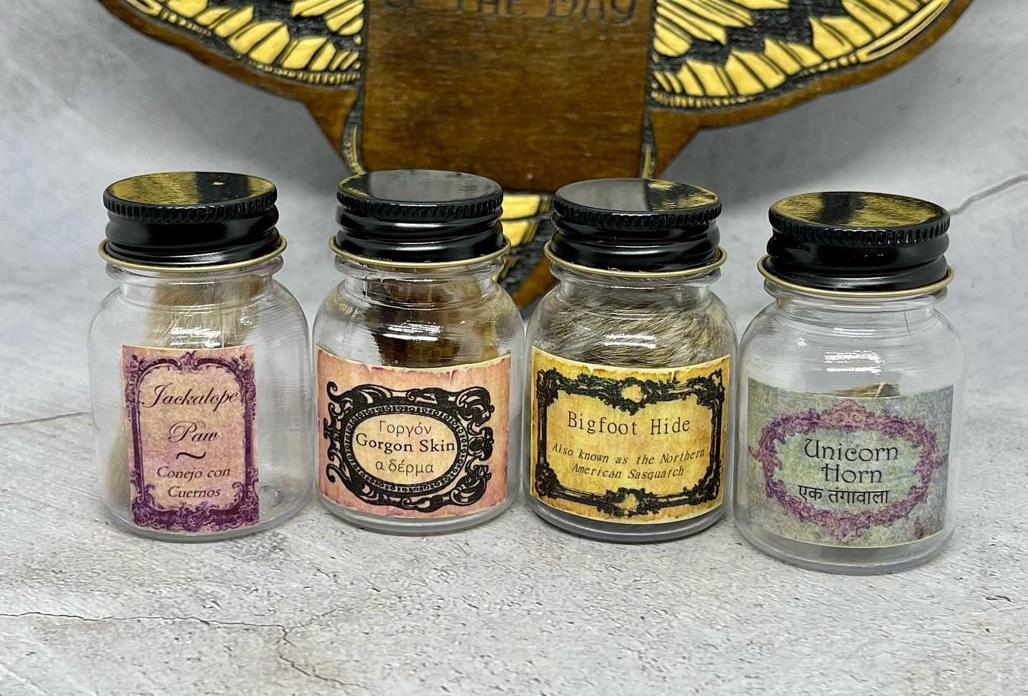Cryptozoology Specimen Jars Oddities Shelf Curio Cabinet - Etsy