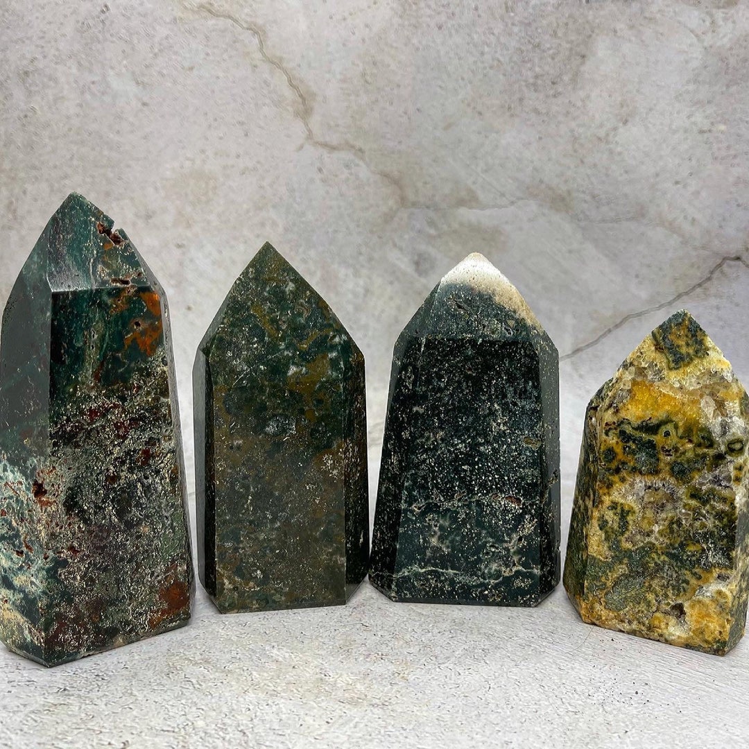 Bahia Jasper Tower Points - Etsy