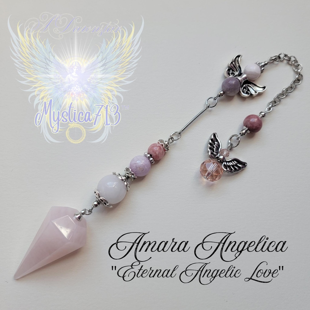 Angelic Eternal Love Pendulum Archeia Angel Celestial Divination ...
