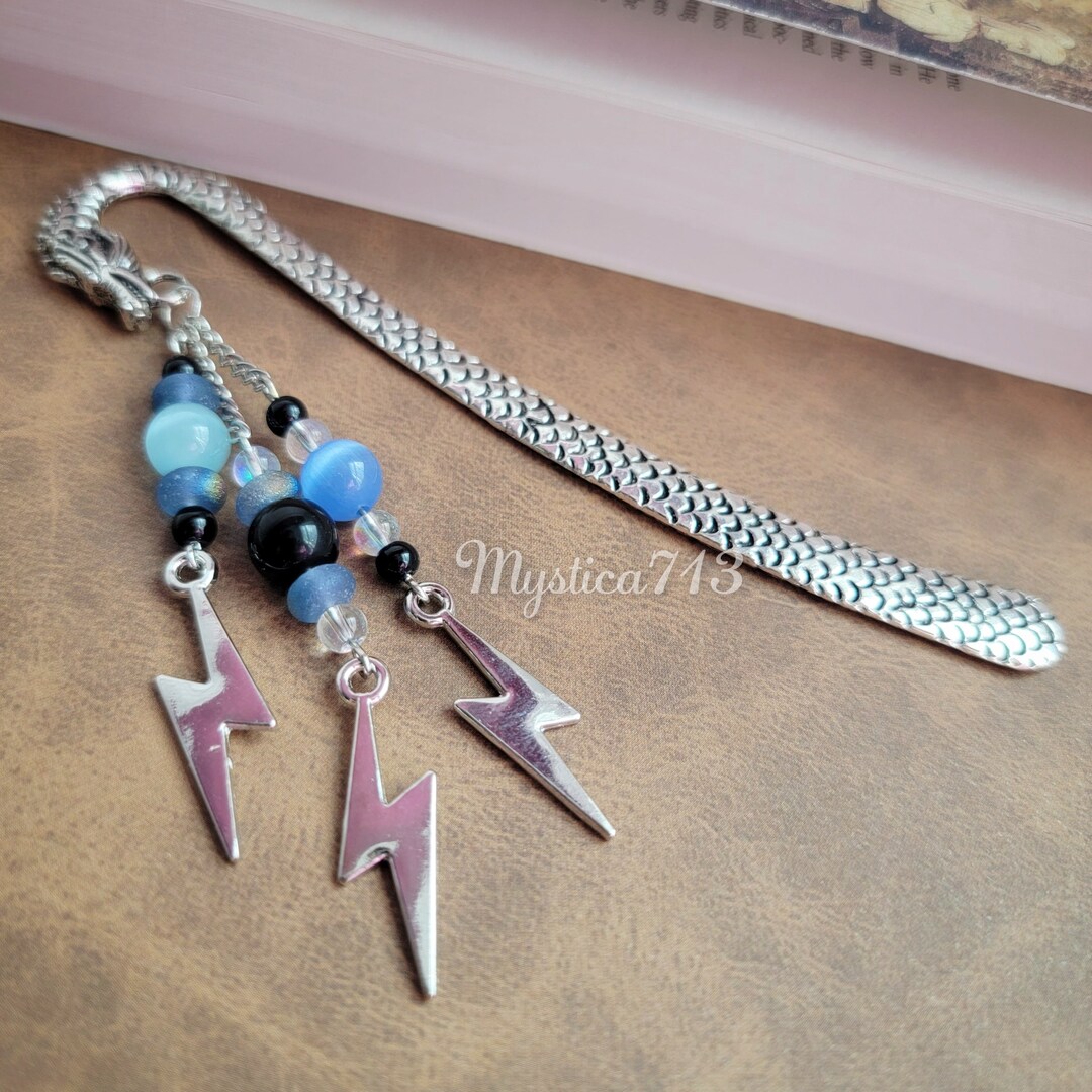 Lightning Dragon Bookmark ~elemental Lightning Bolt ~dragoncore ...