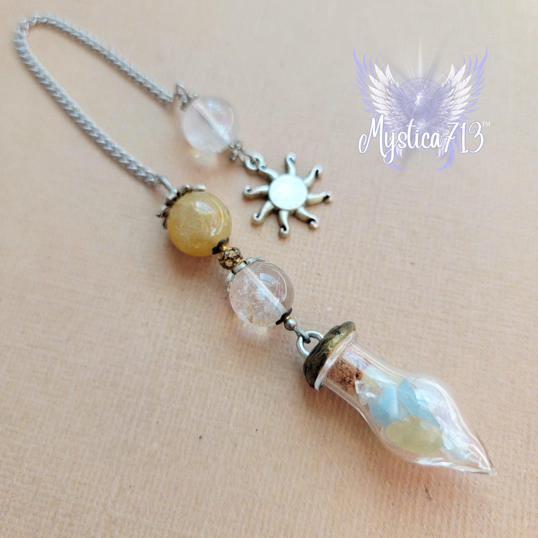 Apollo Greek God Pendulum With Optional Altar Set of Satin Spar Tower ...