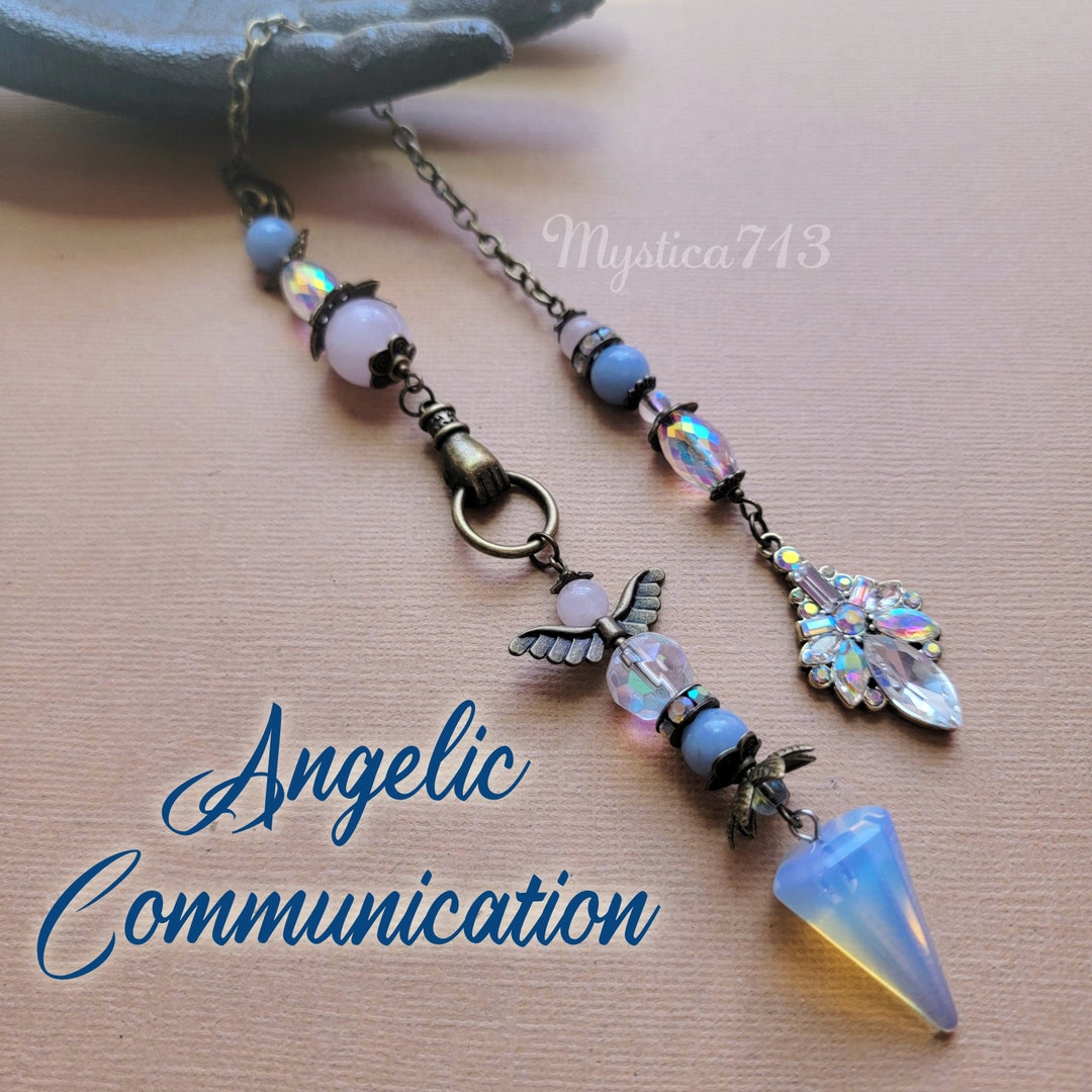 Angelic Communication Pendulum Unique Archeia Angel Archangel Celestial ...