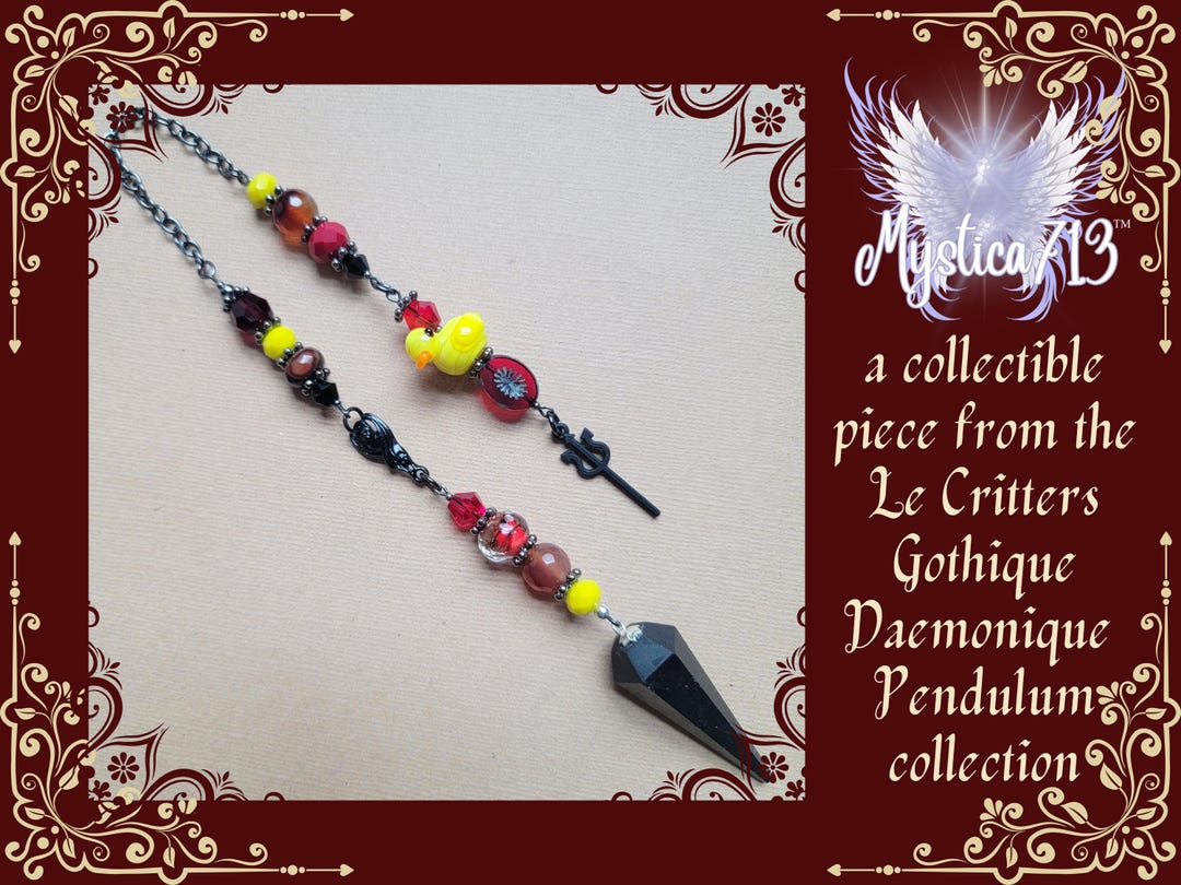 Le Critters Gothique Daemonique Pendulum Gothic Yellow Ducky Duck ...