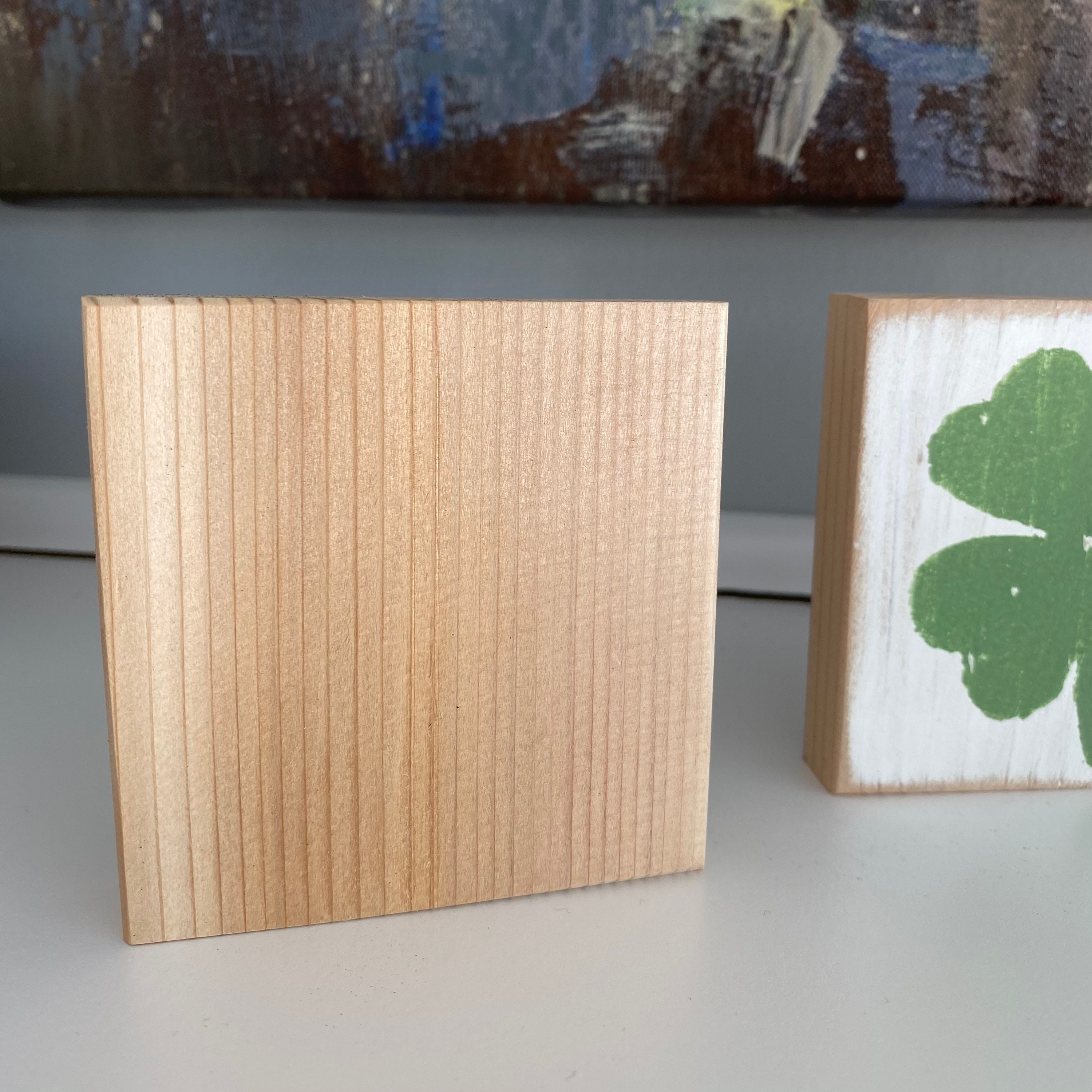 St Patrick's Day Decor Rustic Shamrock Four Leaf | Etsy