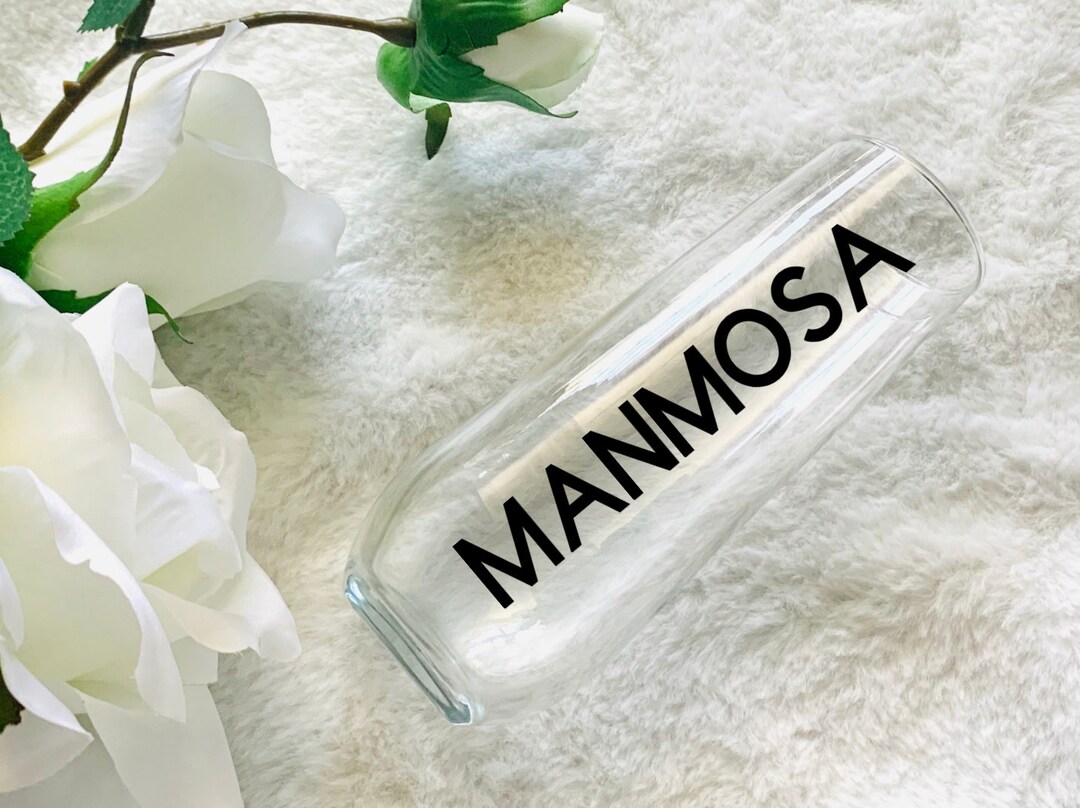 Mimosa Glass, Manmosa Glass, Champagne Flute, Manmosa, Dude Champagne ...