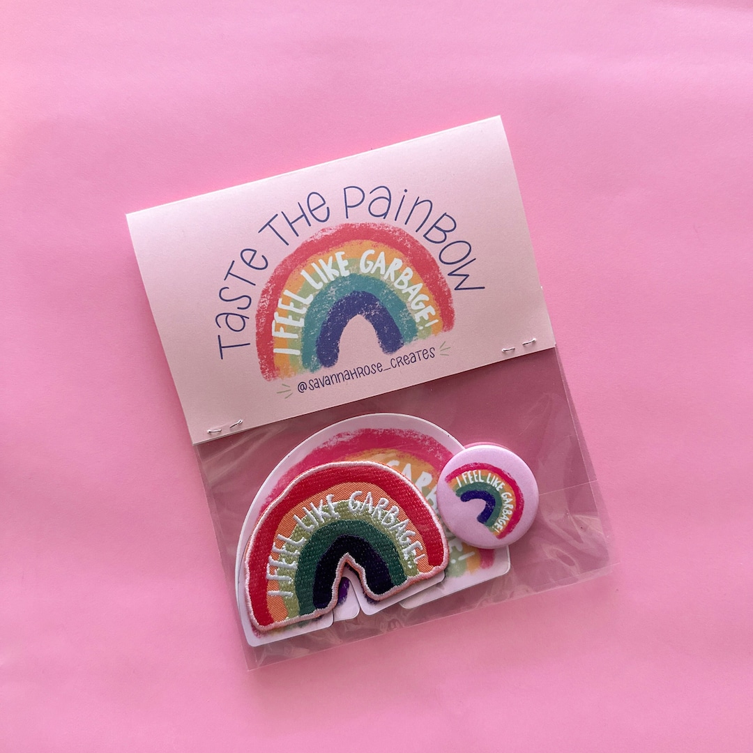 Taste the Painbow Pack Garbage Rainbow Chronic Illness & Mental Health ...