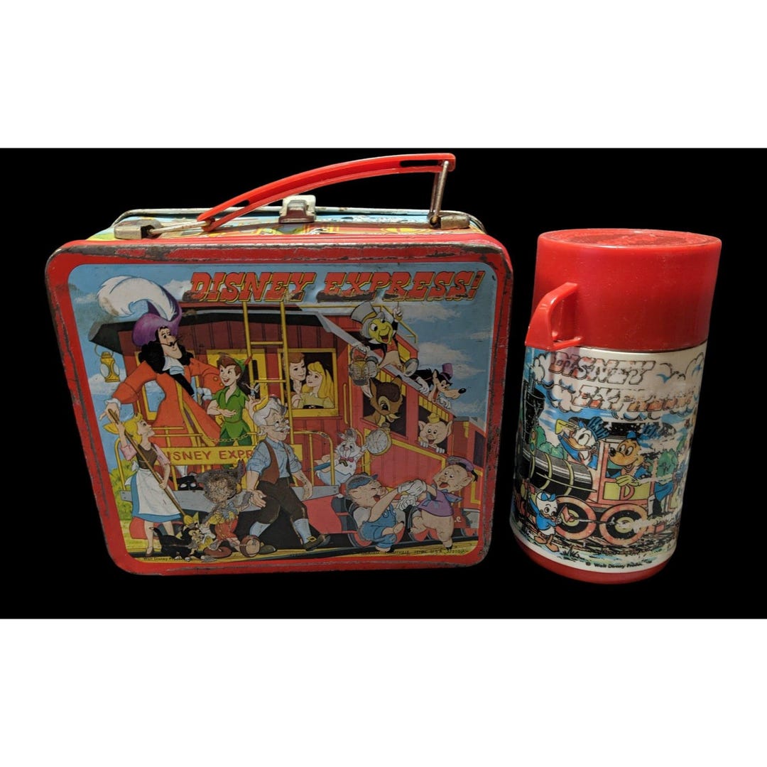 Vintage 70s Disney Express Lunchbox and Thermos Set - Etsy