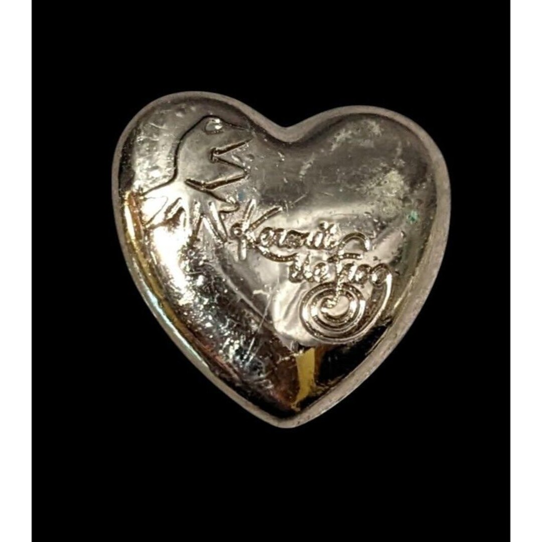 Vintage Kermit the Frog Gold Tone Heart Brooch - Etsy