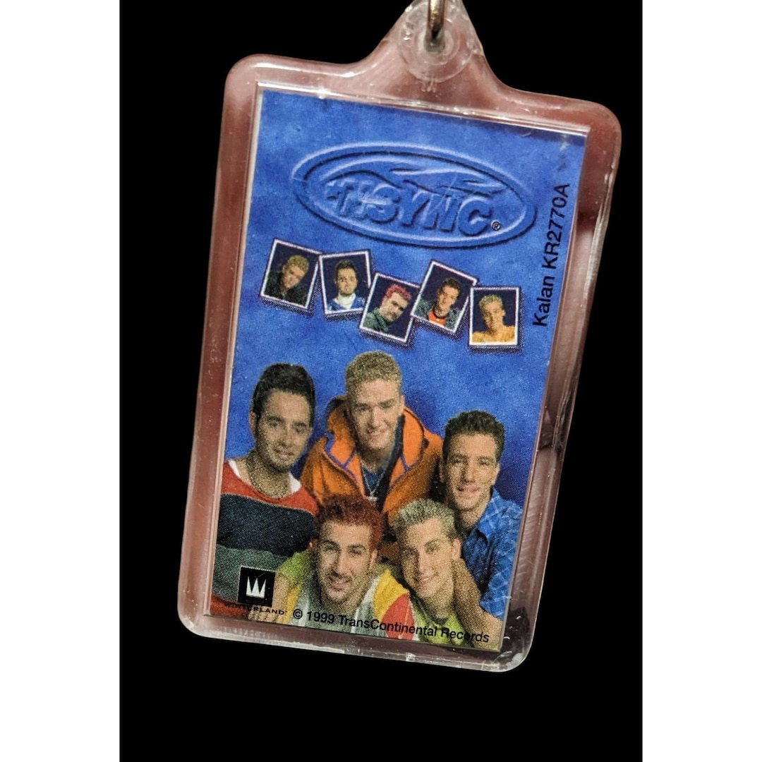 Vintage 90s NSYNC Collectible Picture Keychain - Etsy