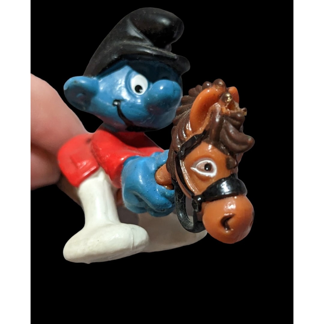 Vintage 80s Smurfs Figure - Etsy