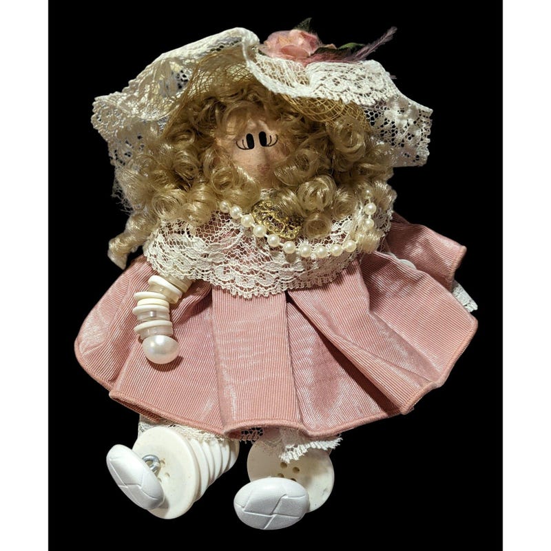 Button Doll - Etsy
