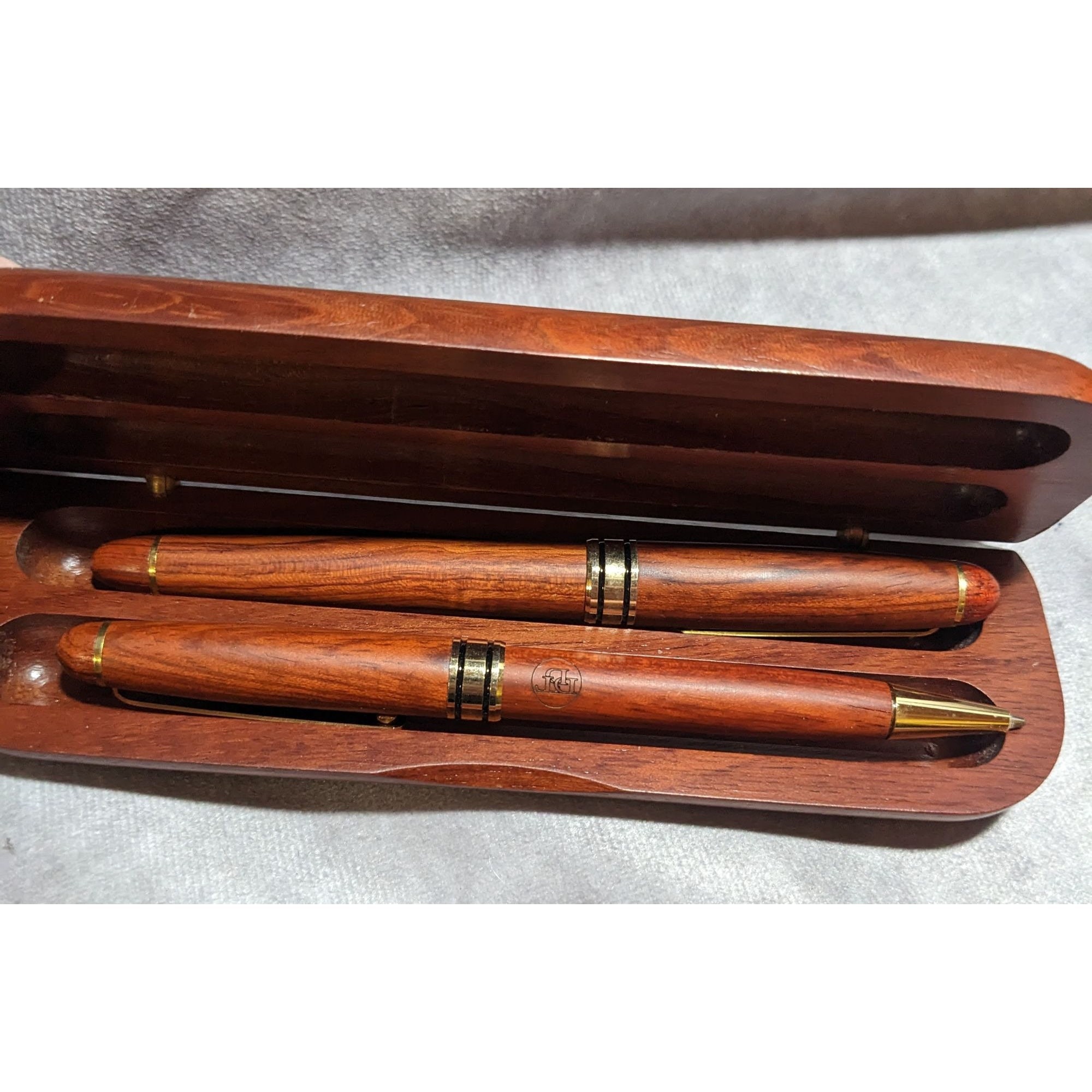 Vintage Rosewood Pen Set - Etsy