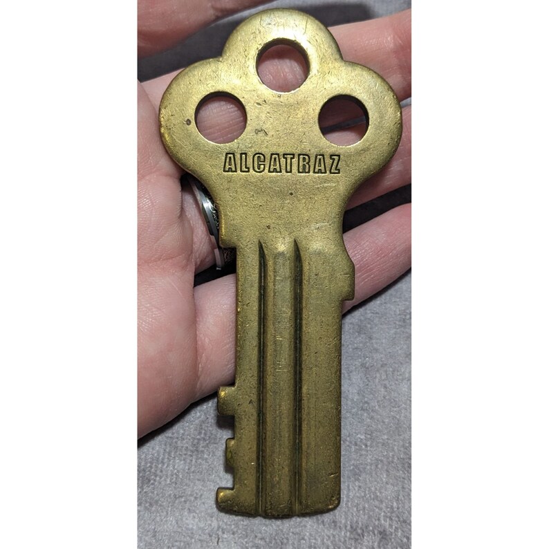 Vintage Souvenir Brass Alcatraz Prison Key - Etsy