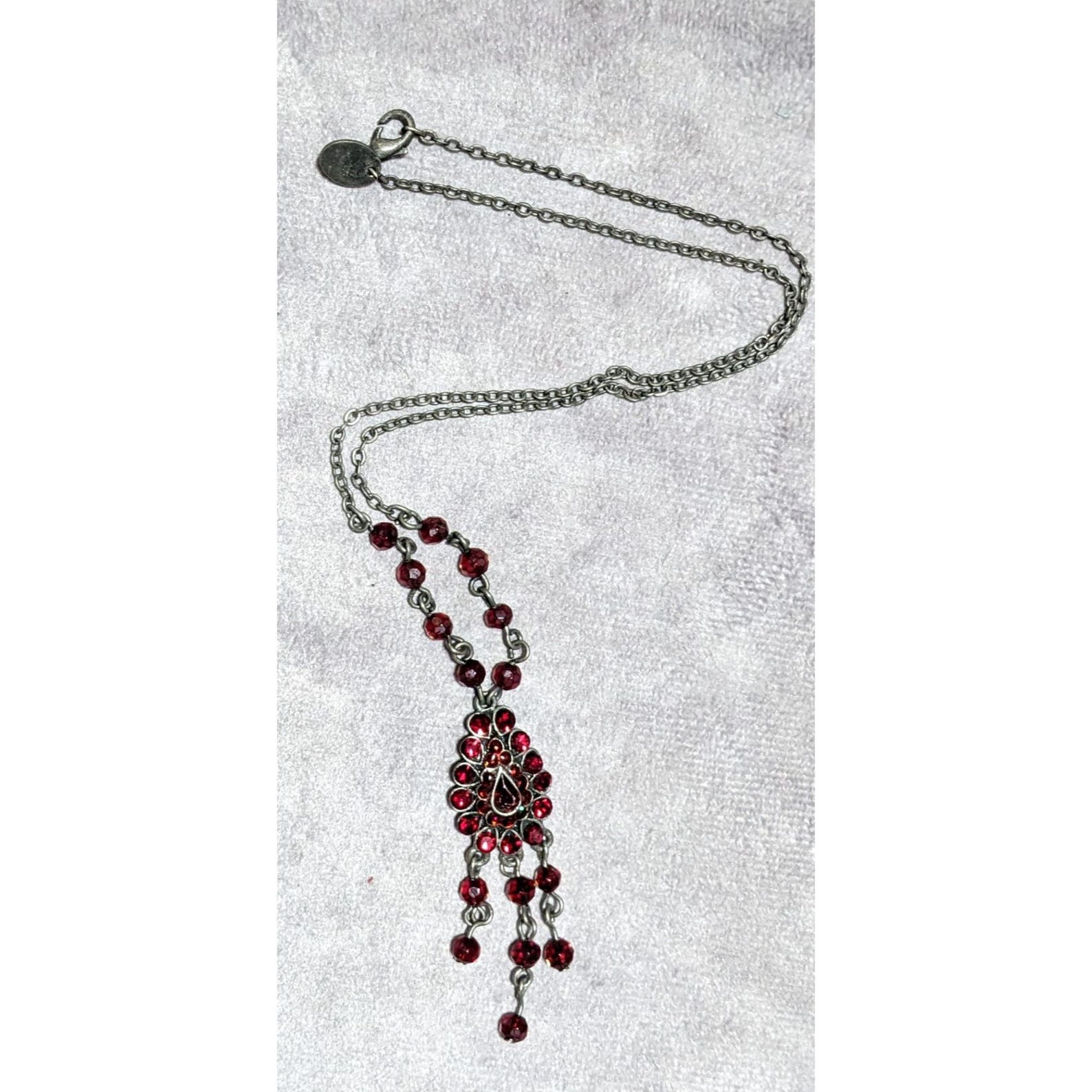 Y2K Icing Gothic Vampire Beaded Necklace - Etsy