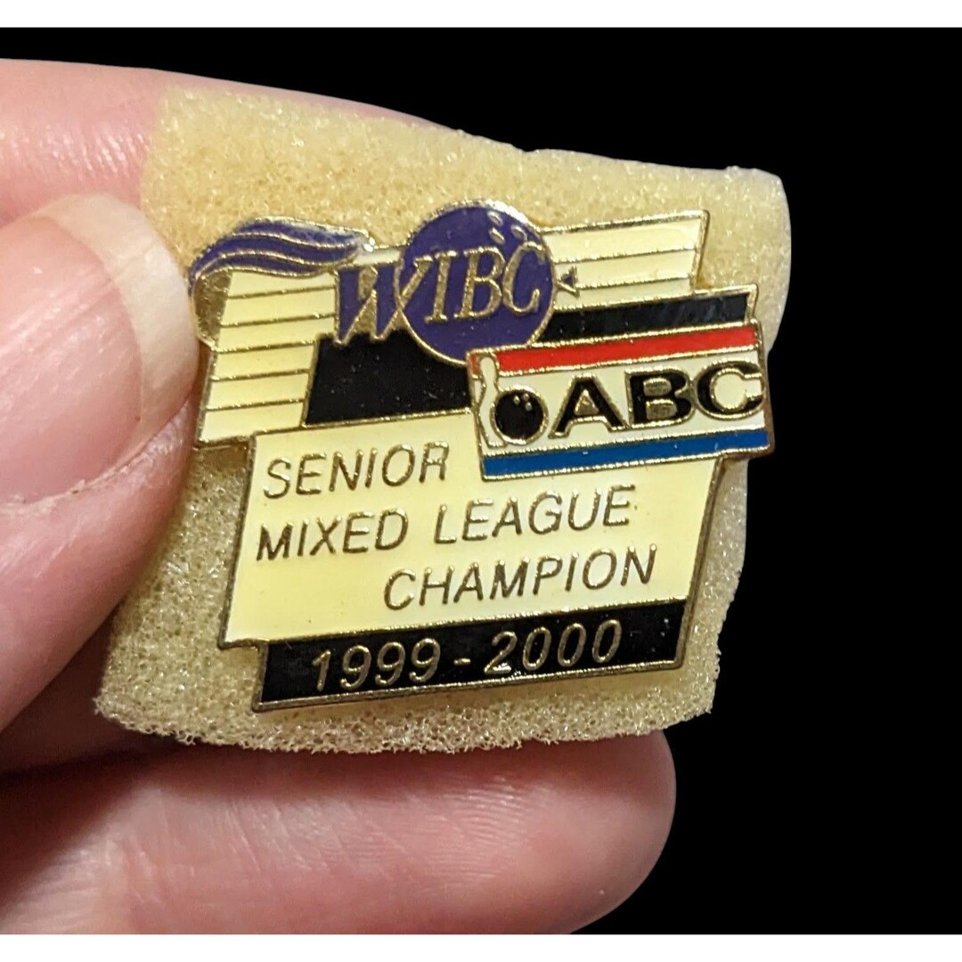 1999-2000 WIBC ABC Senior Mixed League Champion Pin - Etsy
