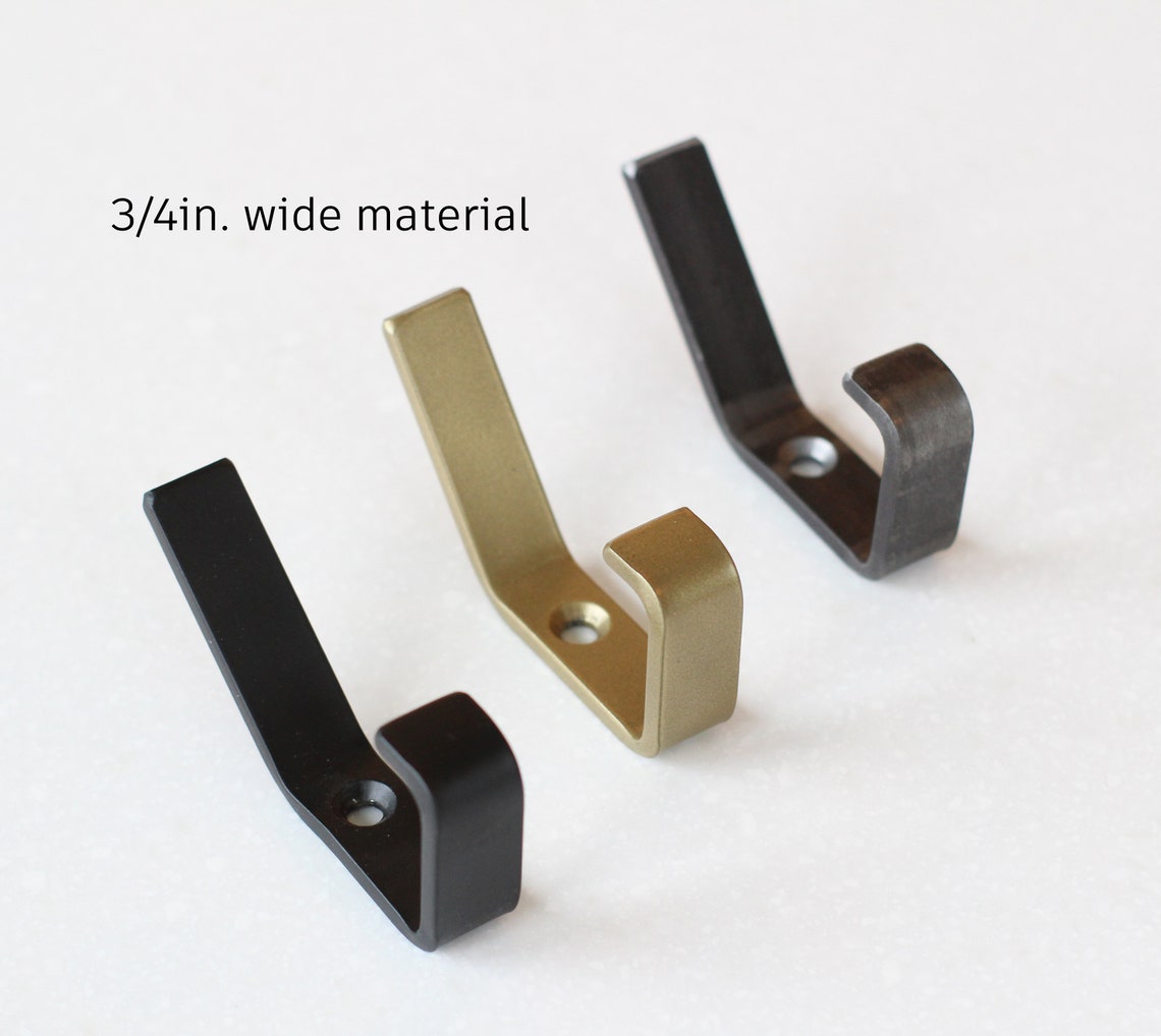Brass Coat Hook for Modern Farmhouse Walls Cabinets and - Etsy