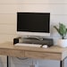 Monitor Stand Black Metal Monitor Riser Desktop Laptop Stand Riser - Etsy