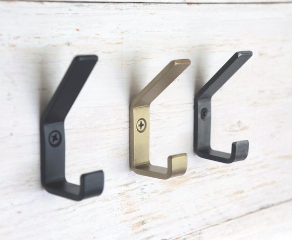 Brass Coat Hook for Modern Farmhouse Walls Cabinets and - Etsy
