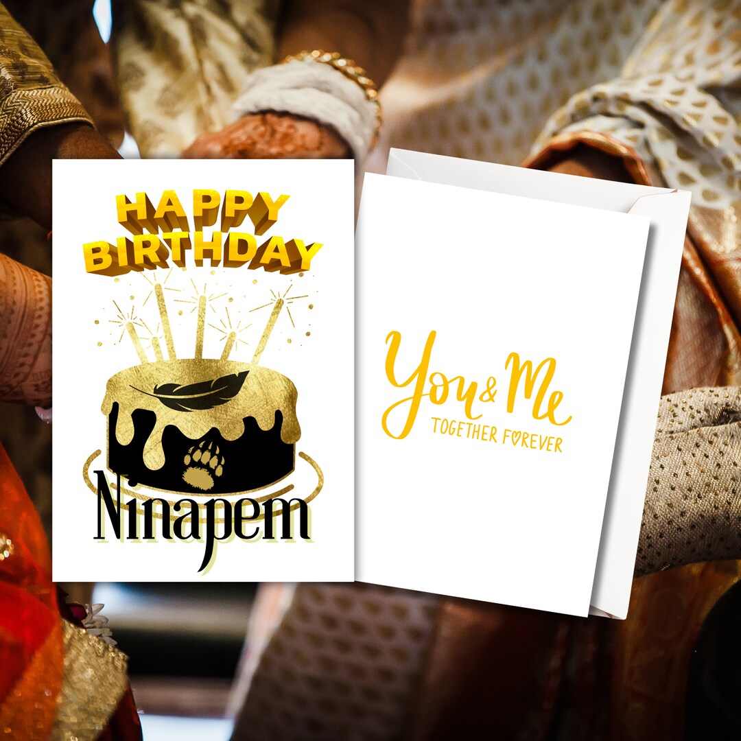 Ninapem, Happy Birthday, Indigenous, First Nation, Native, Greeting ...