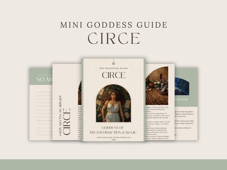 Mini Goddess Ritual Guide - Circe - Etsy