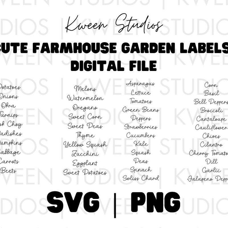 Garden Labels - Etsy