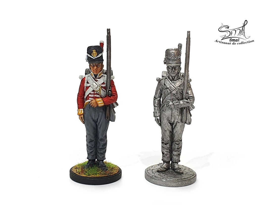 Soldat figurine de plomb étain guerres napoléoniennes miniature Premier Empire Napoléon ...
