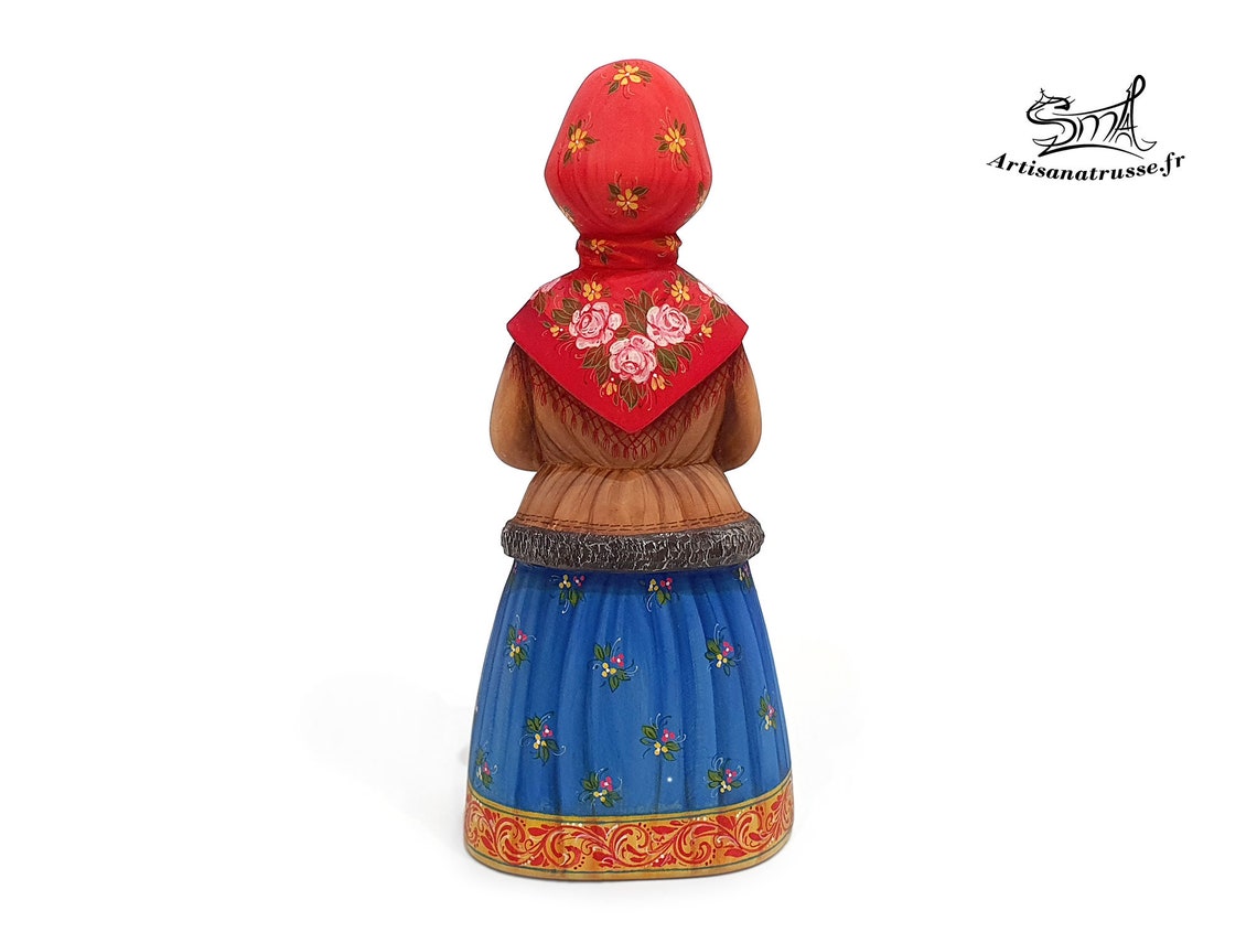 Sculpture Statuette Russian Statue Carved on Solid Linden Wood - Etsy