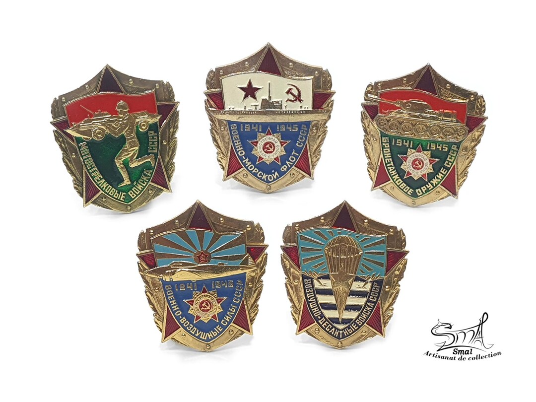 Original Vintage USSR Badge, Soviet Union Military Pin, Made of Metal ...