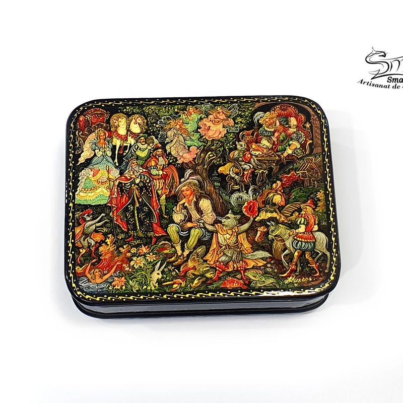 Russian Lacquer Box - Etsy