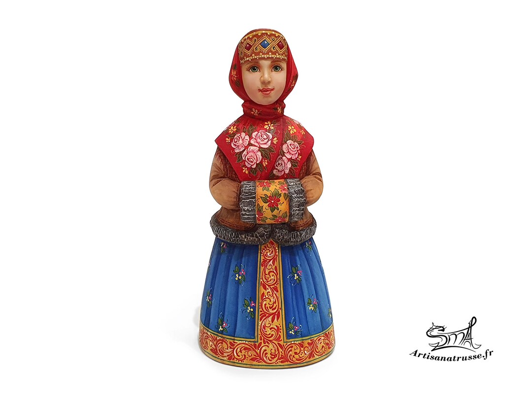 Sculpture Statuette Russian Statue Carved on Solid Linden Wood - Etsy