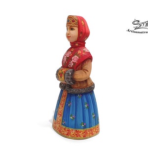 Sculpture Statuette Russian Statue Carved on Solid Linden Wood - Etsy