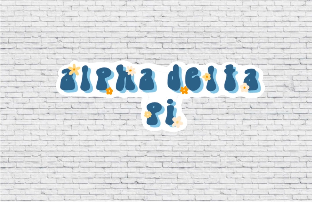 Adpi Flowery Letters Design Vinyl Waterproof Sticker - Etsy