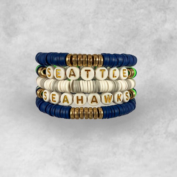 Nfl Heishi Bracelets - Etsy