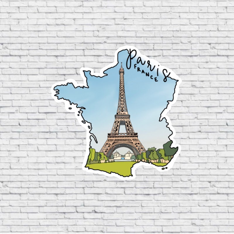 Eiffel Tower Sticker - Etsy