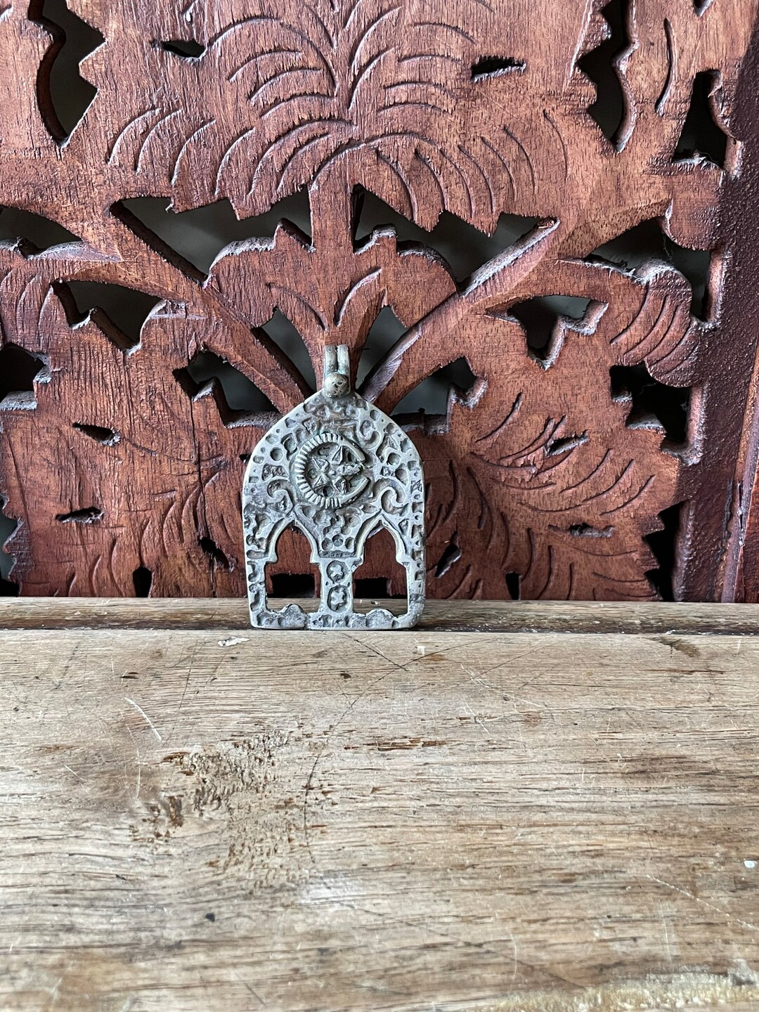 Antique Moroccan Khamsa Gate of Heaven Hamsa Muslim Islam Crescent Moon ...