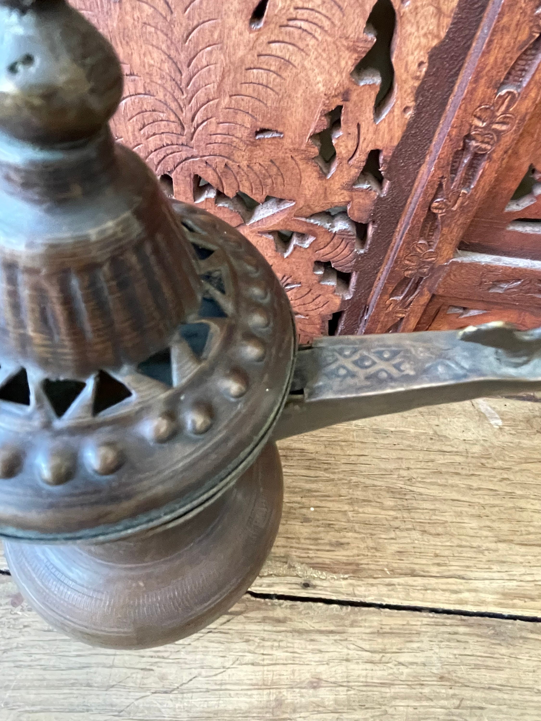 Antique Copper Ottoman Turkish Coffee Dallah Old Ibrik Middle Eastern ...