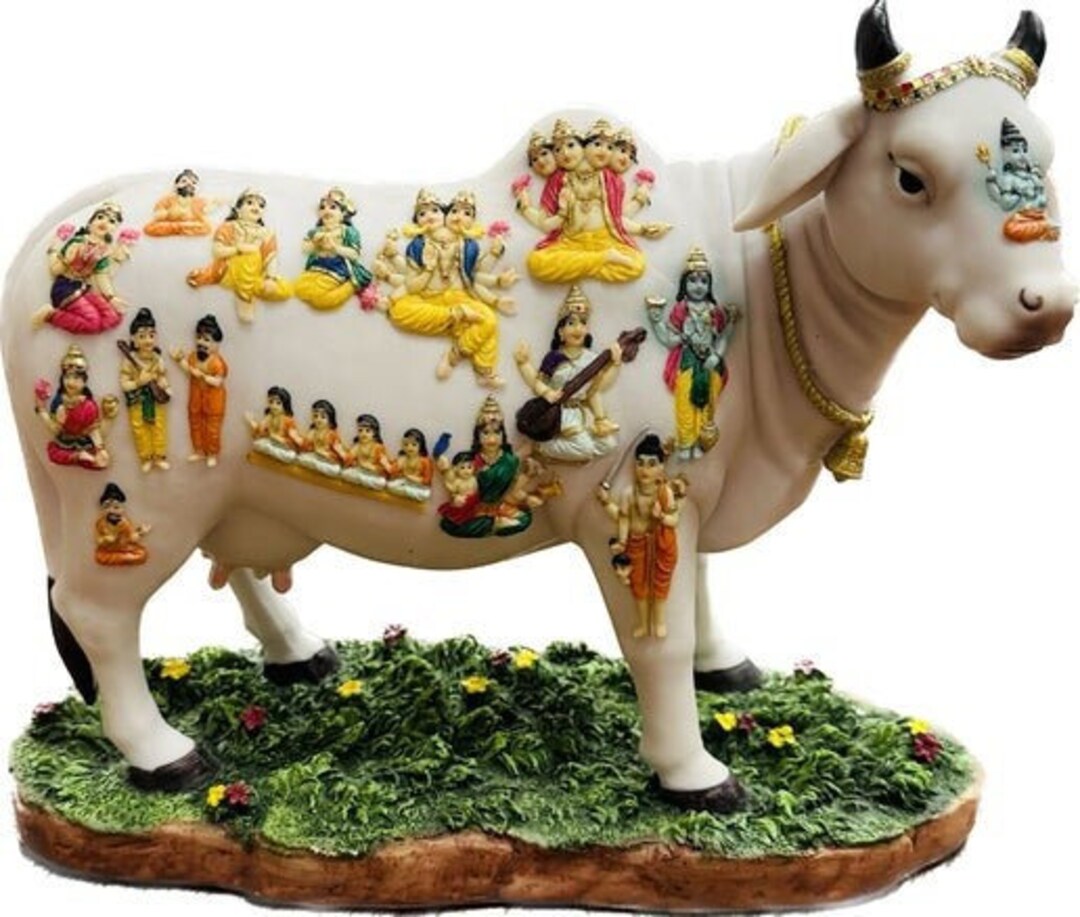 Cow Statue 11, Kamdhenu Cow, Sacred Cow, Cow, Living Goddess, Mother ...