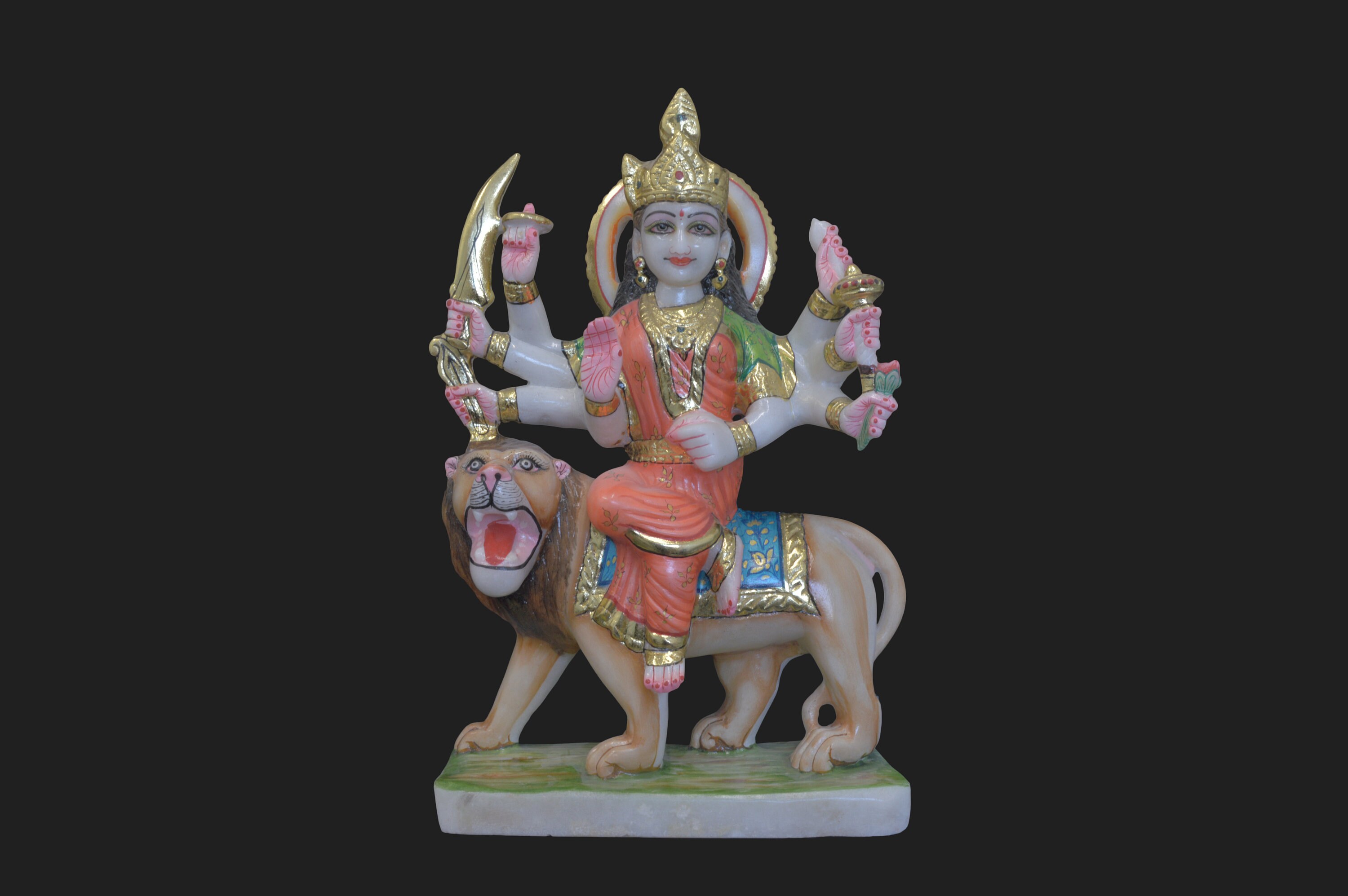 Marble Durga 14.5,durga Statue, Durga Idol, Durga Figurine ,durga ...
