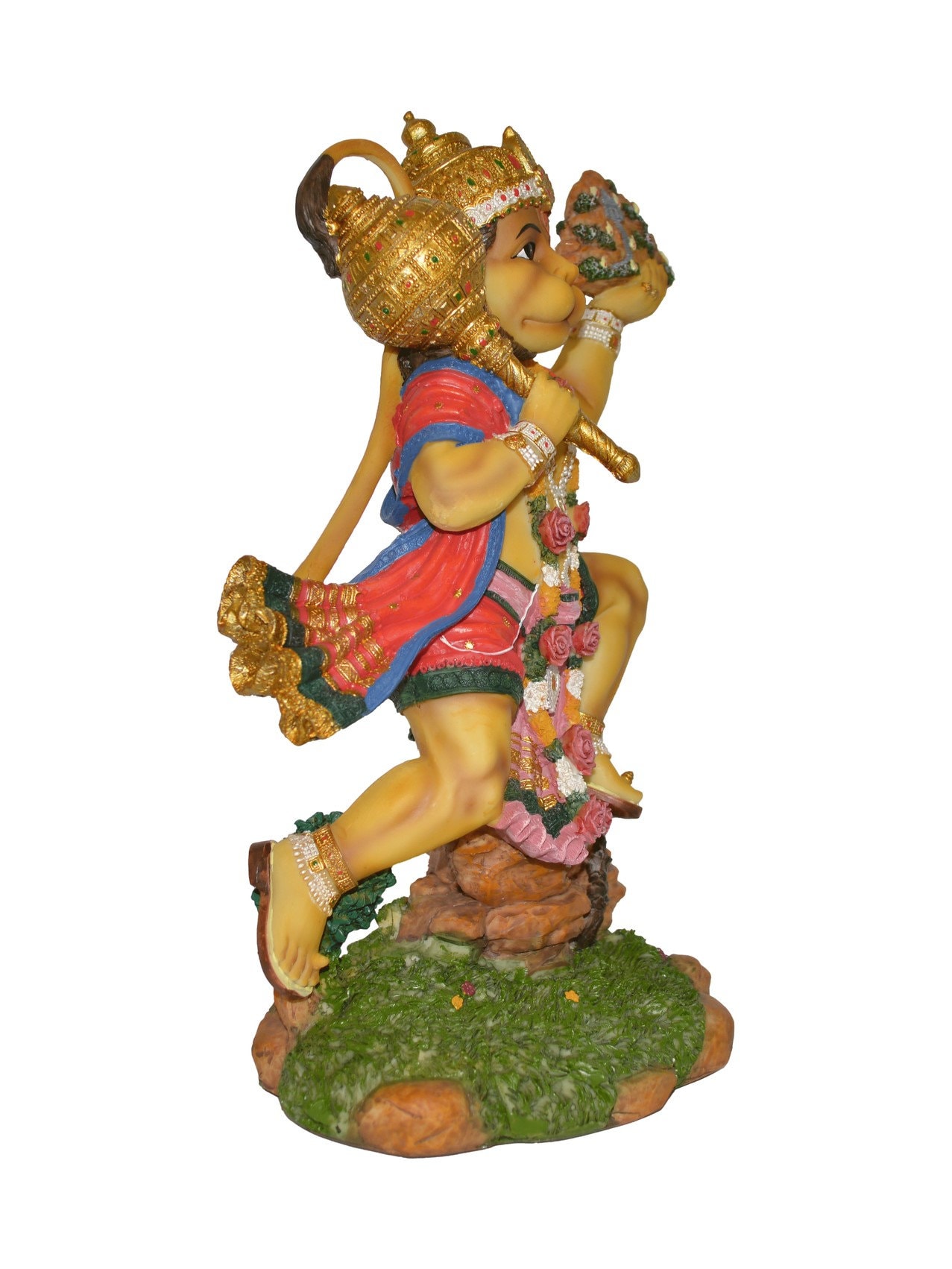 Lord Hanuman Flying 14", Hanuman Flying Statue, Hanuman Flying With ...